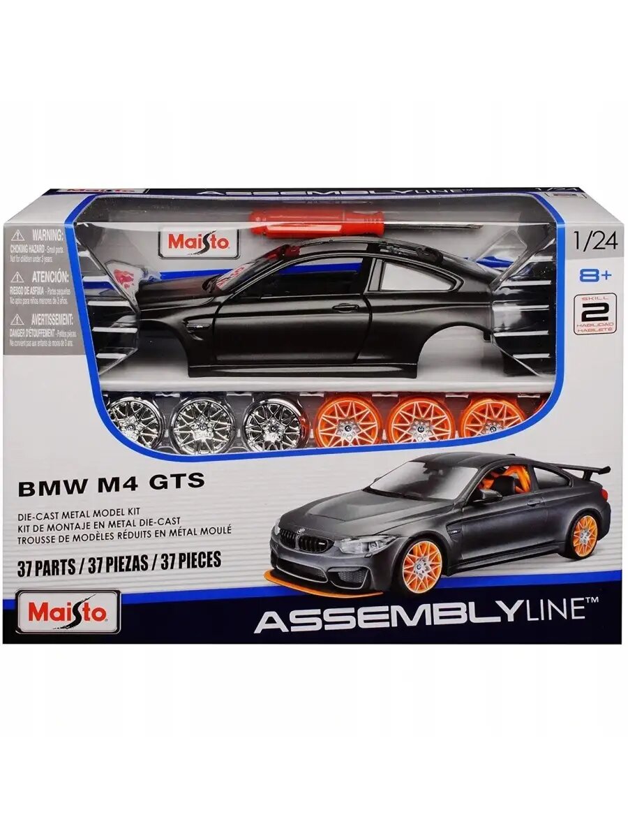 Сборная модель машинка 1:24 BMW M4 GTS