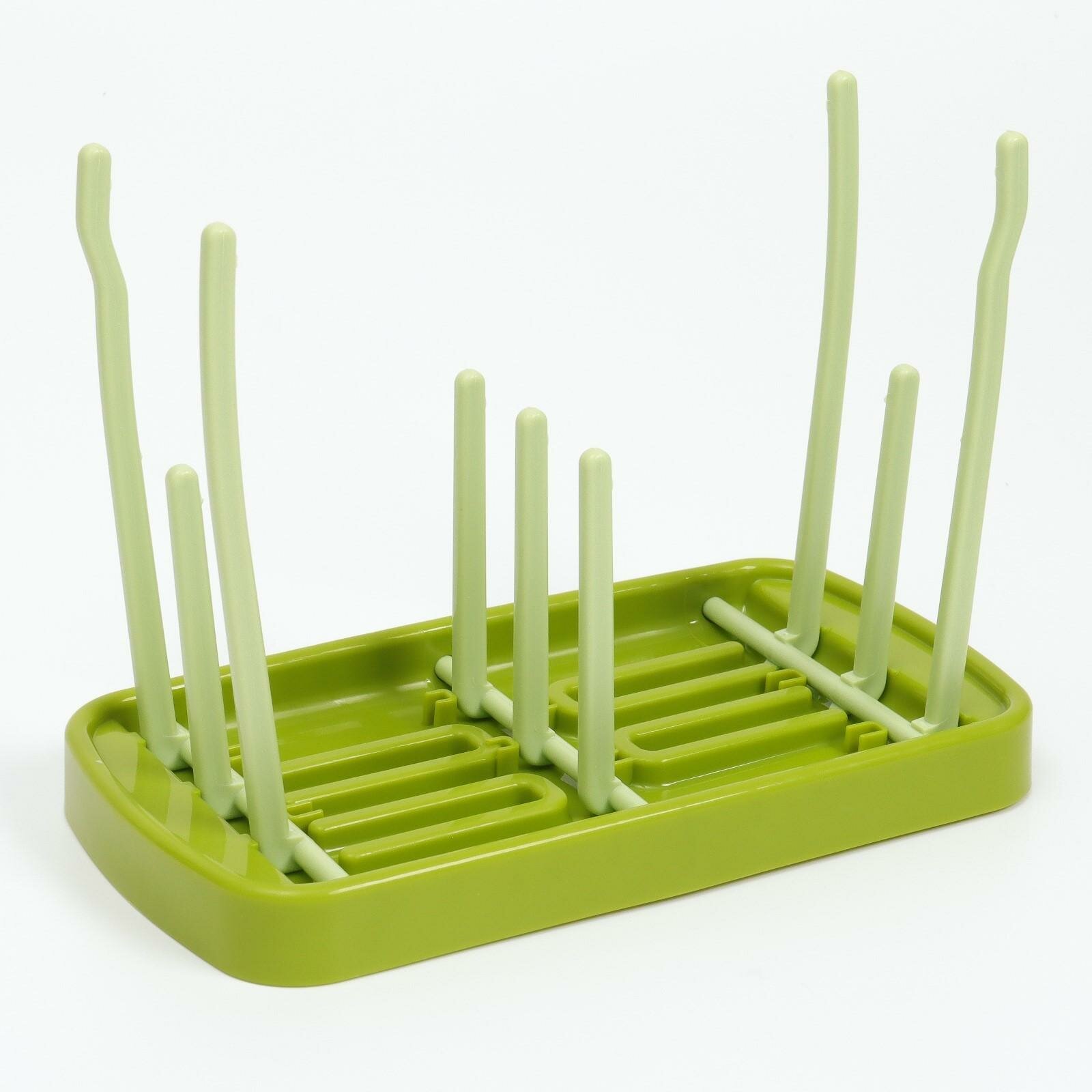 Сушилка для детских бутылочек Крошка Я, пластик, цвет зелёный