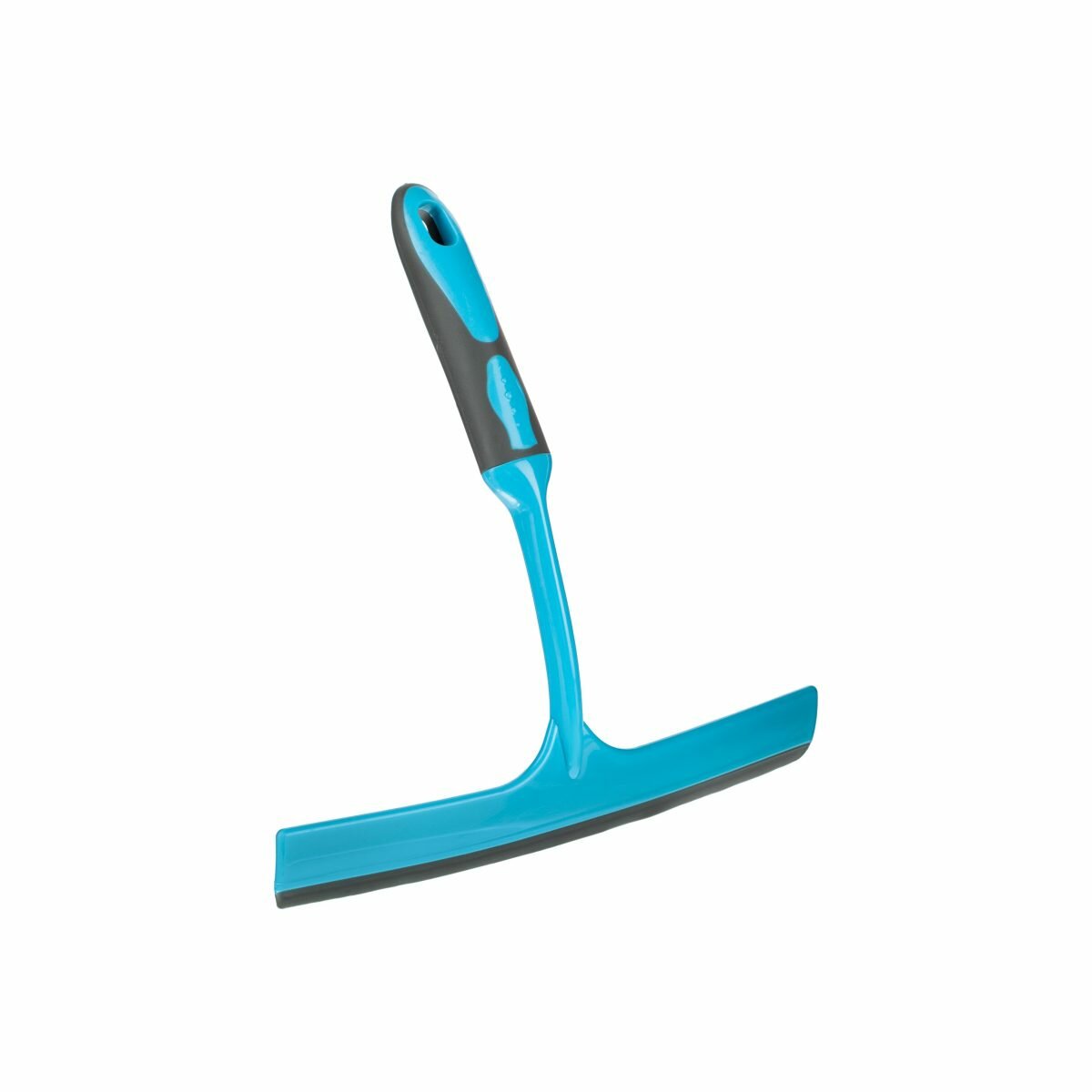 Сгон гигиенический 25см, с одинарным лезвием голубой (с рукояткой)