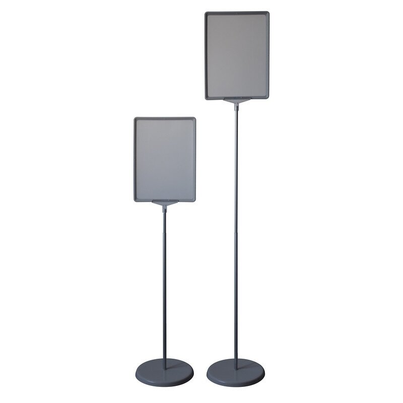 Стойка напольная Attache двухсторонняя, А4, серая