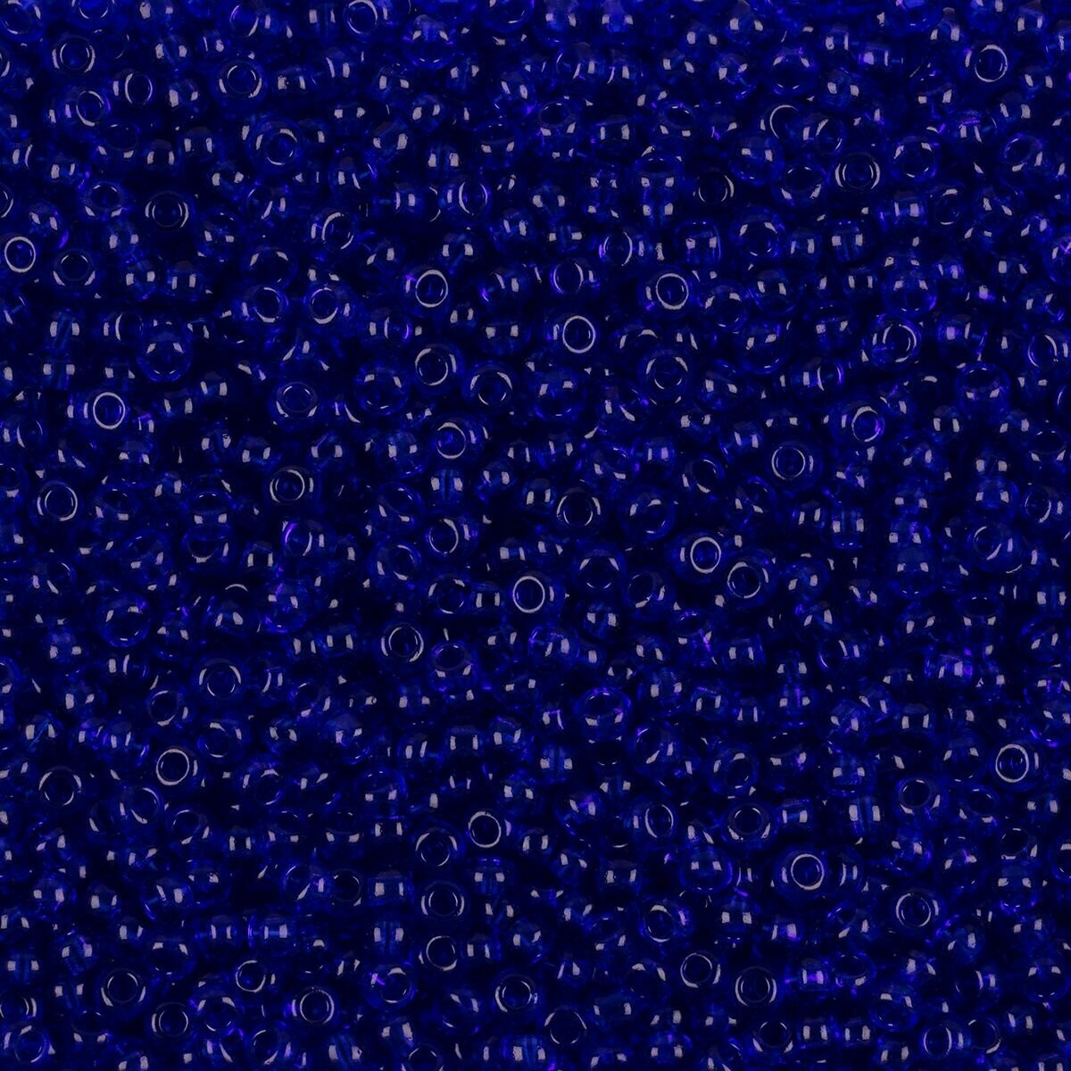 Бисер PRECIOSA Круглый, 09/0, 30100, цвет Темно-васильковый, 2,7 мм, 50 г, Чехия (311-19001)