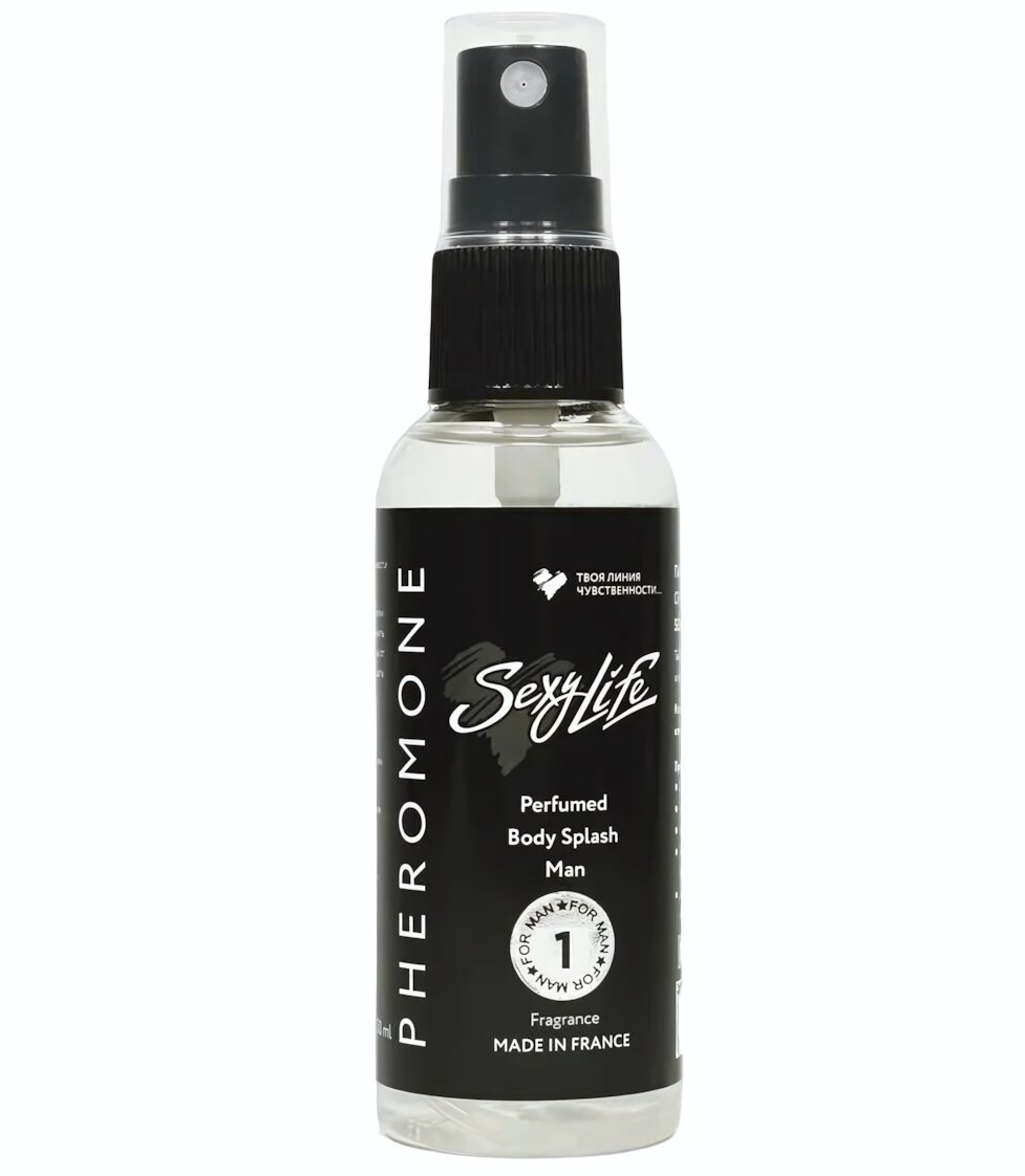 Парфюмированный спрей для мужчин с феромонами Sexy Life 50 мл, чувственный аромат