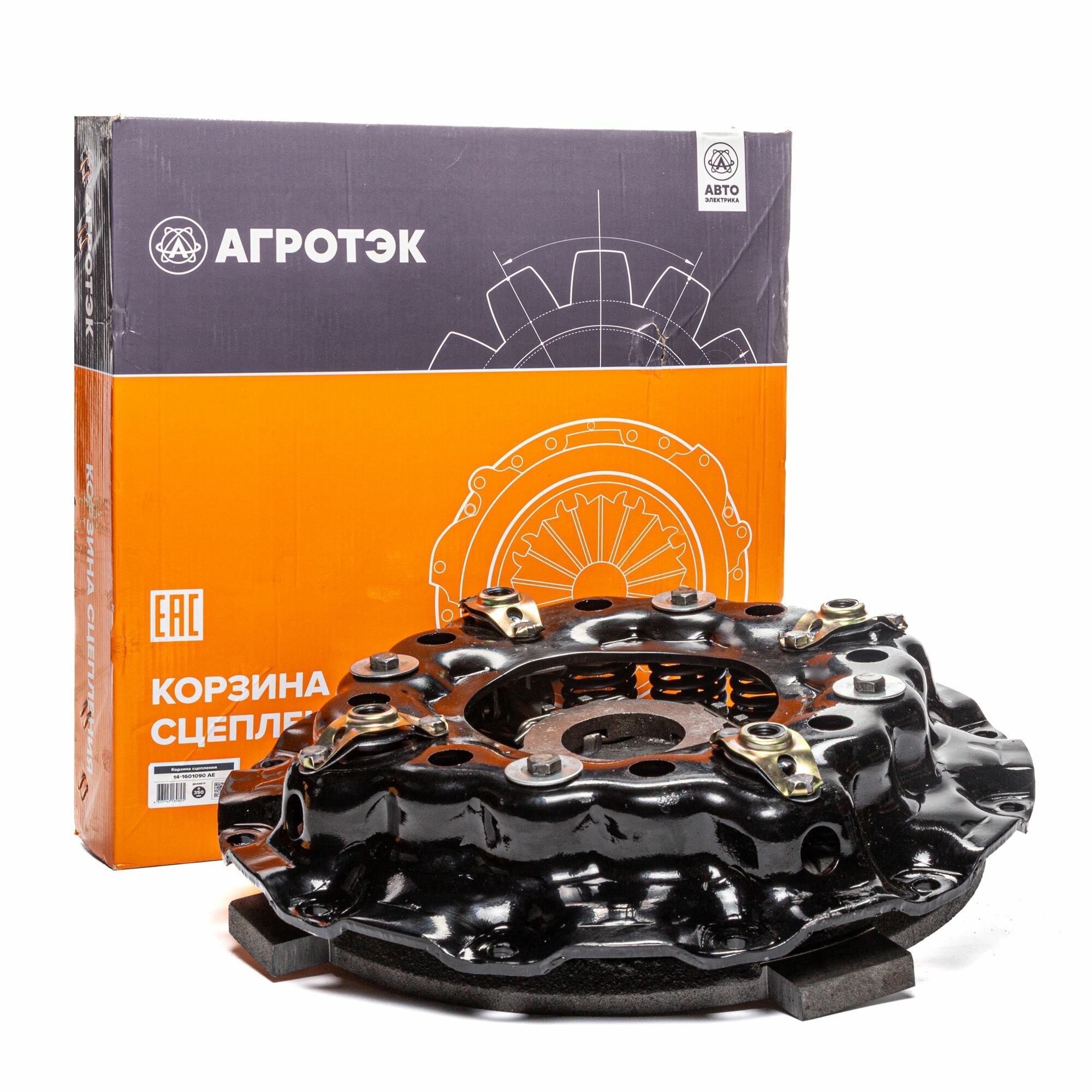 Корзина сцепления 14-1601090 КамАЗ, урал, рычажная, 12 пружин (АгроТэк)