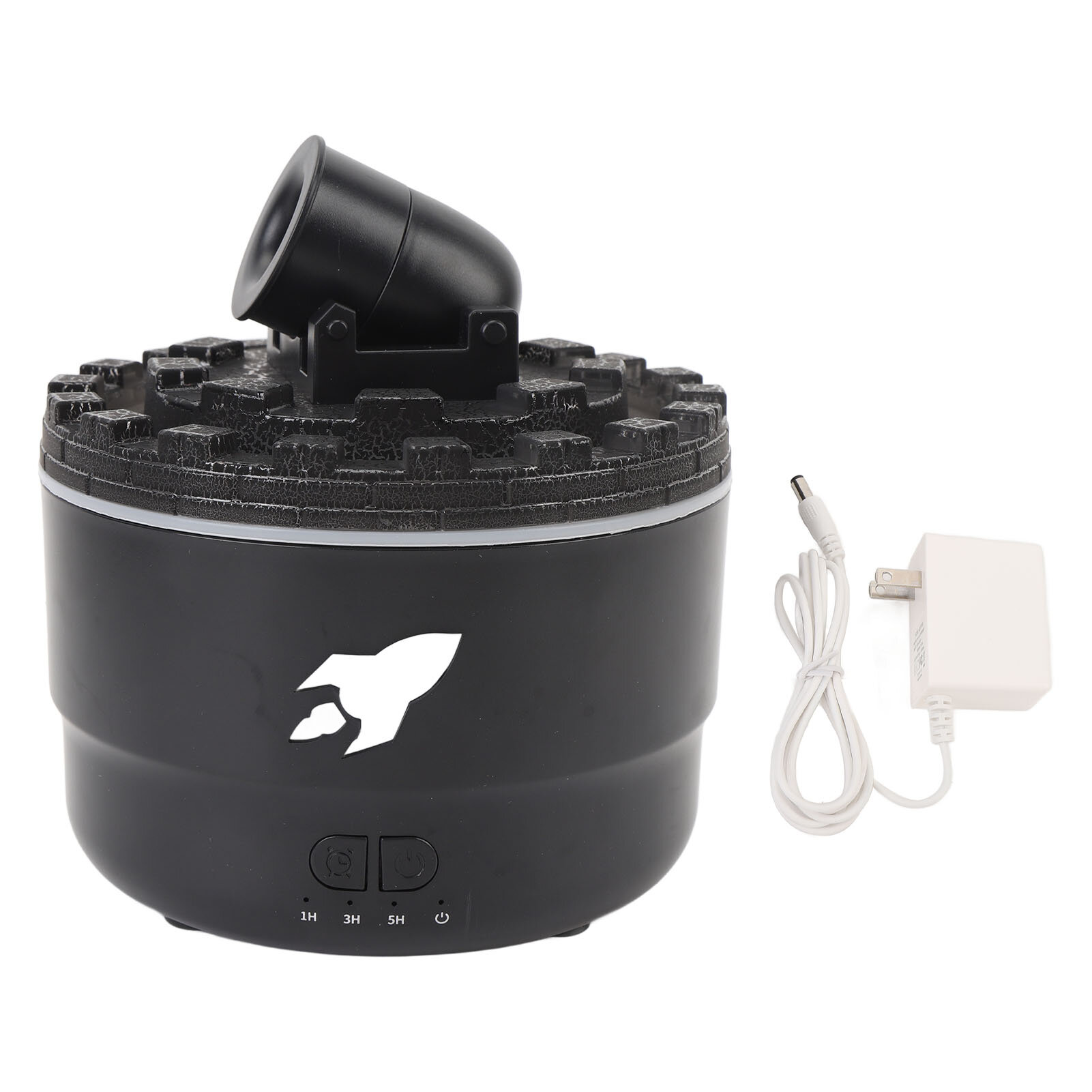 Volcano Диффузор Увлажнитель Автоматическое отключение Низкий уровень шума RGB Подсветка Ультразвуковой масляный диффузор с режимом таймера для дома, спальни, офиса