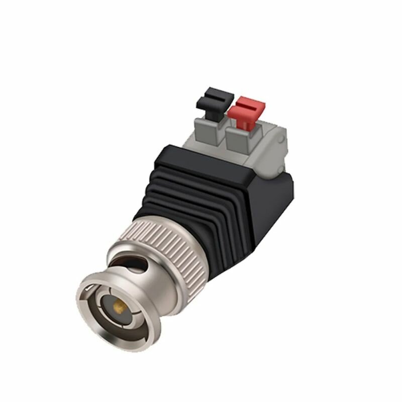 1 шт. Терминал камеры видеонаблюдения BNC Male UTP видео балун разъем кабеля адаптер штекер прессованный подключенный для камеры видеонаблюдения