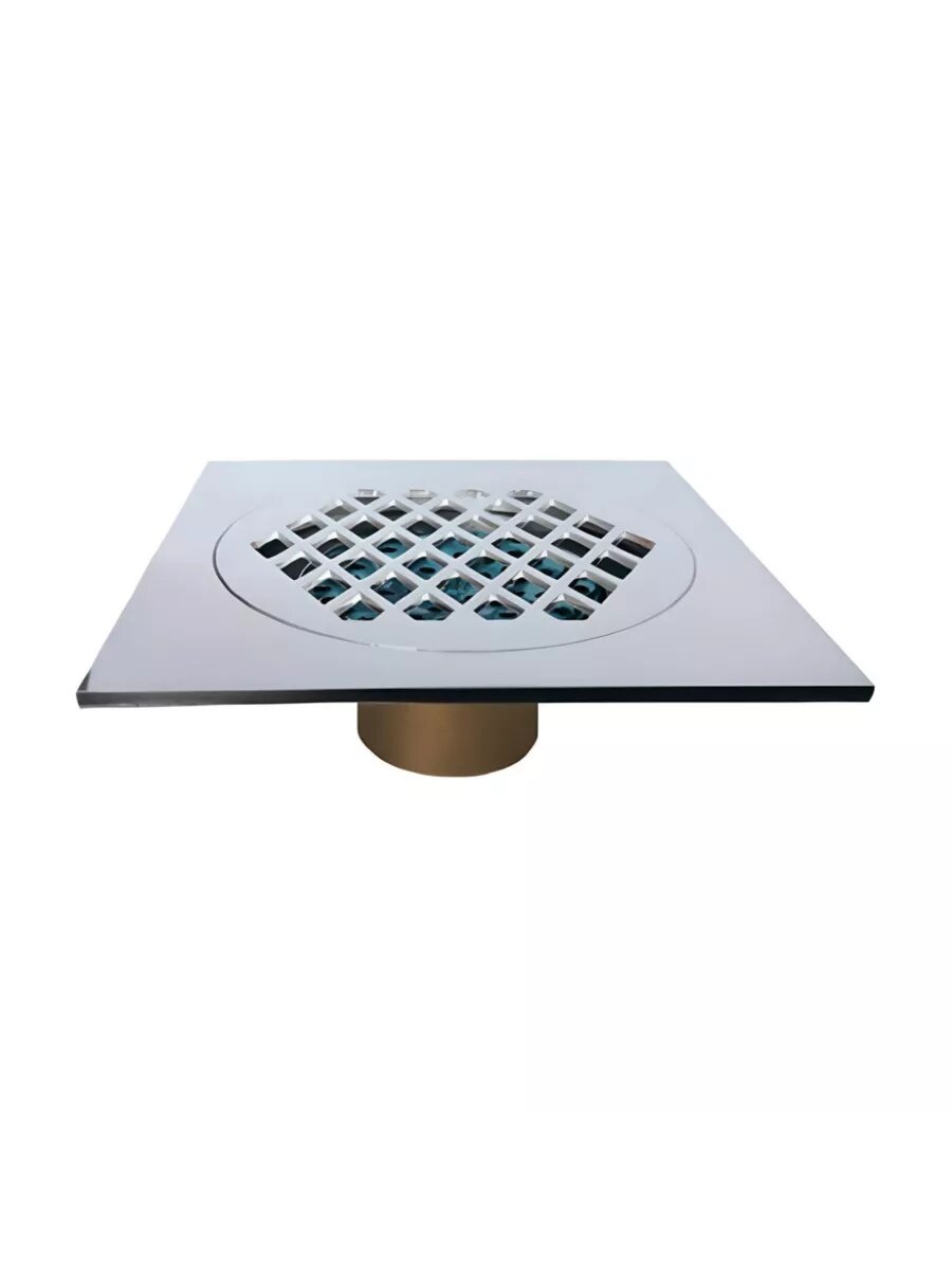 Душевой трап ViEiR, с сухим затвором, нержавеющая сталь, 150х150мм