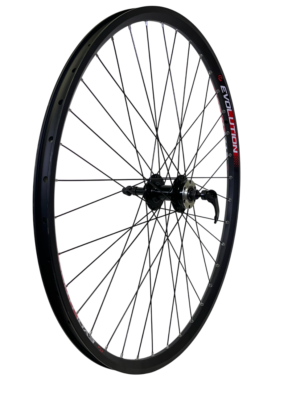 Обод 29" EVOLUTION задний ал. дв.36H пистон. а-й черн. в-ка: ал. D трещ. эксц. черн