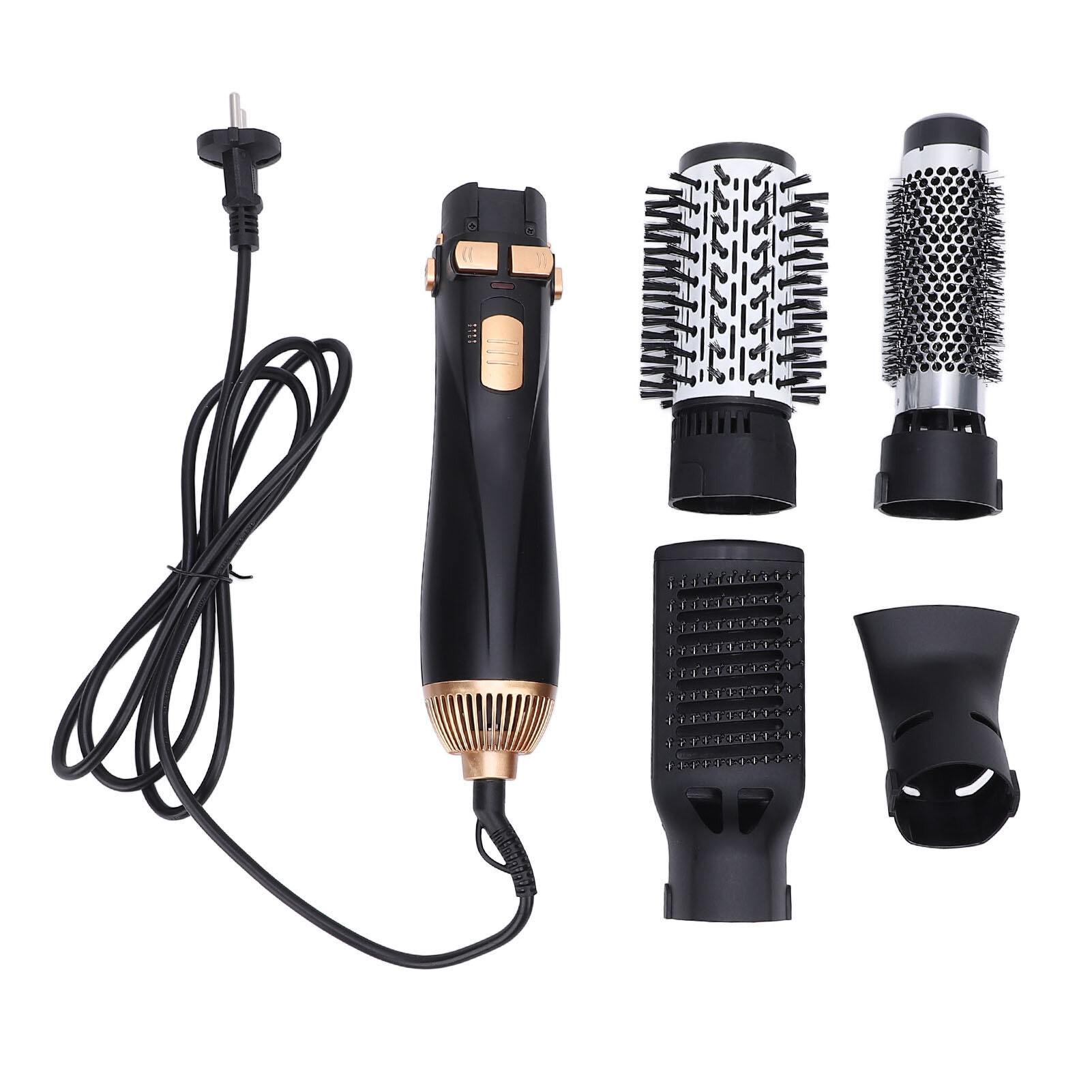 Стили -стилер для волос 4 в 1 Curling Irring Combo Dryer Drice в одном многофункциональном автоматическом вращении
