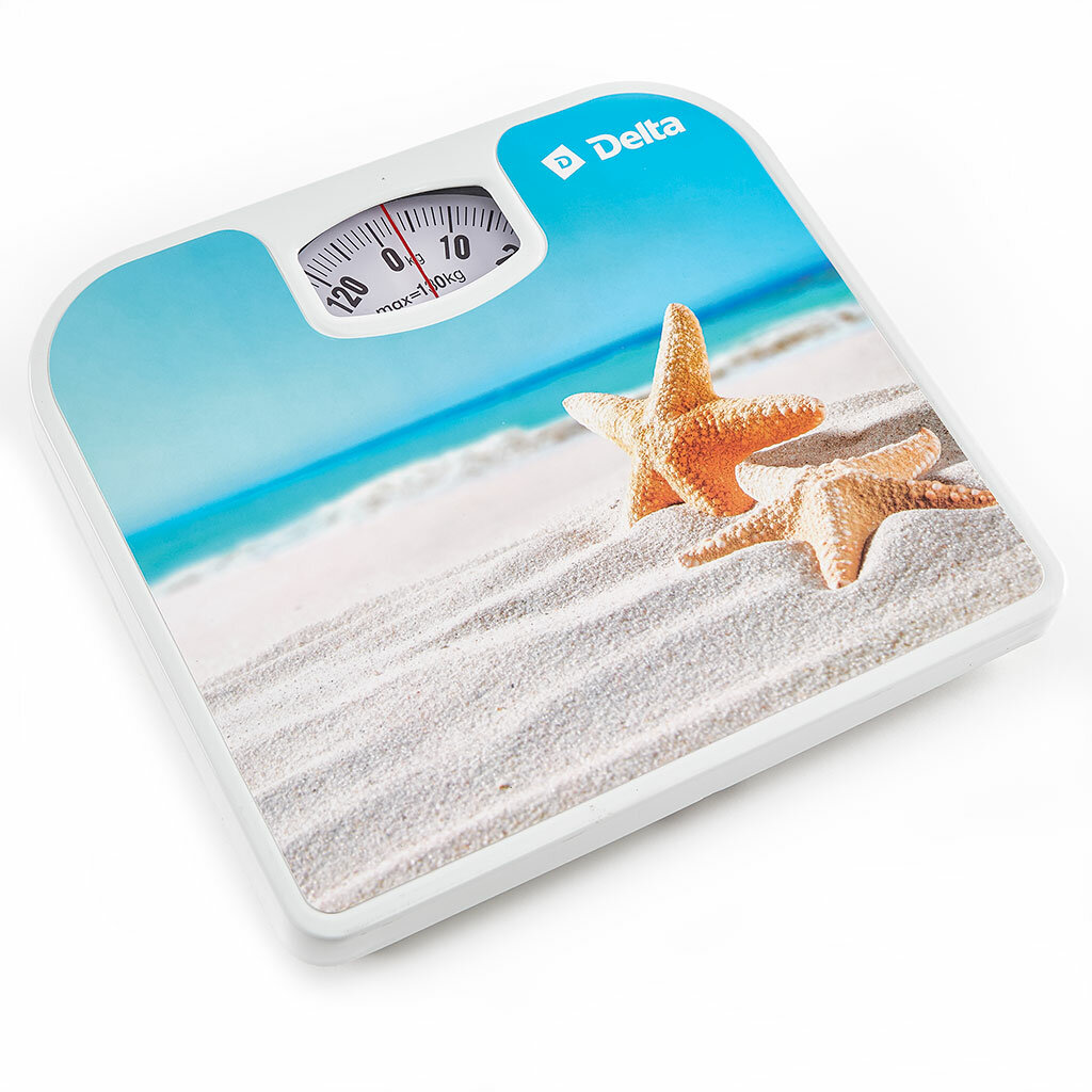 Весы напольные DELTA D-9406 " Морской бриз" механические, до 130 кг