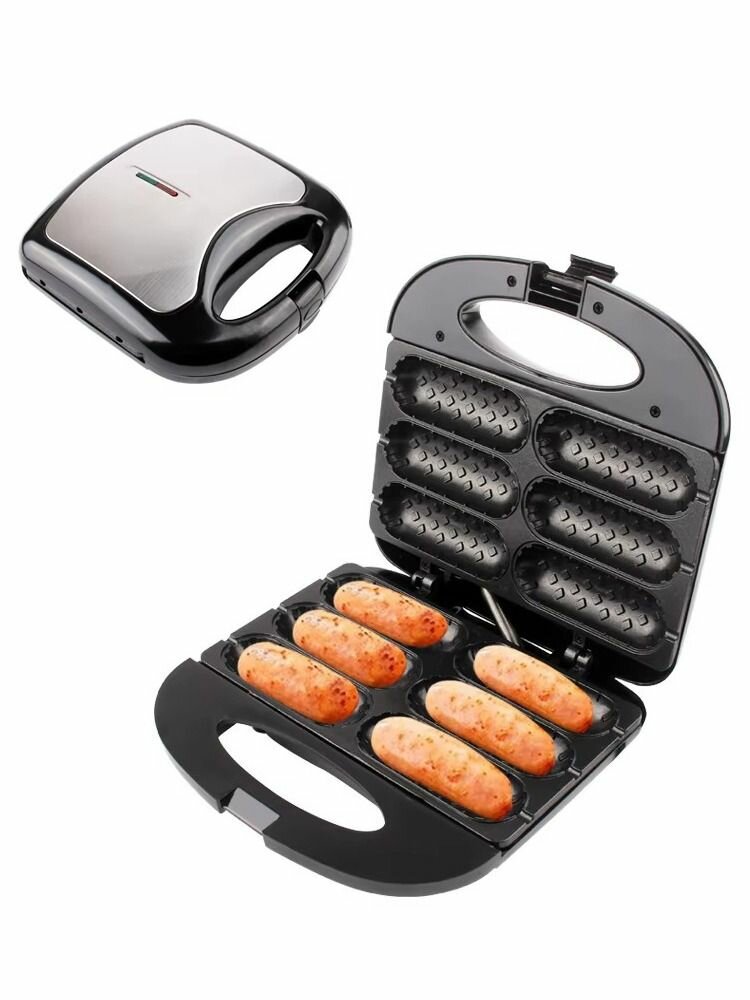Вафельница для корн-догов, сосисочница, приготовление хот-догов