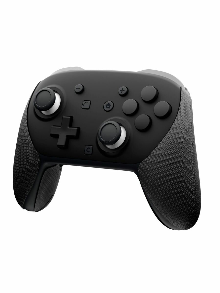 PlayVital грипсы для Nintendo Switch 2 Pro, антискользящие, шестигранная текстура, силиконовые накладки на кнопки, чёрные