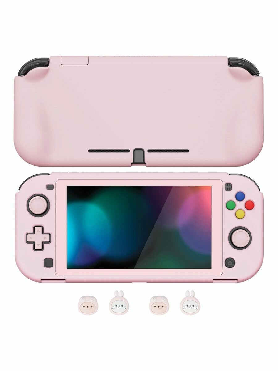 PlayVital Защитный чехол для Nintendo Switch Lite + насадки на джойстик Косплей Котёнок и ЩенокКошка