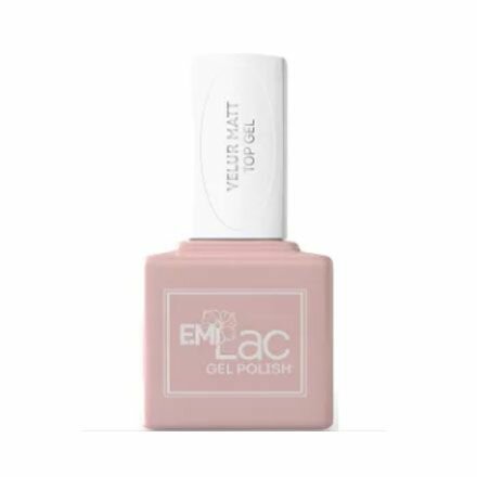Топ велюр для гель-лака E. MiLac Velur Matt Top Gel, 6 мл.