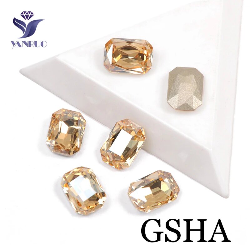 Кристаллы YANRUO GSHA 10x14mm 12шт