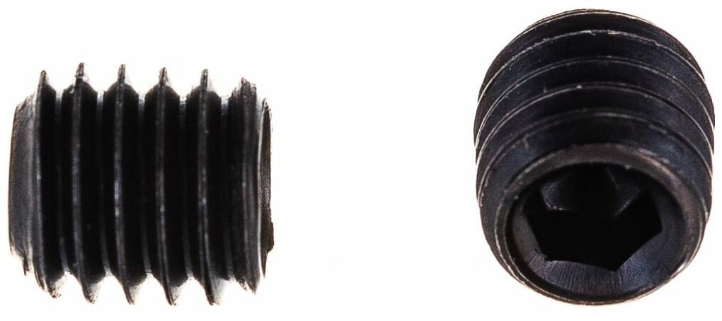 Оксидированный установочный винт ЦКИ М6х6 DIN913