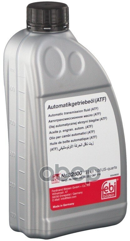 Масло Трансмиссионное Atf Febi 1Л. Febi арт. 32600