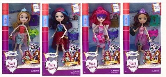 Кукла "Сказочная принцесса: обратно в школу" с аксес. 4 вида в асс. Junfa DH2203B