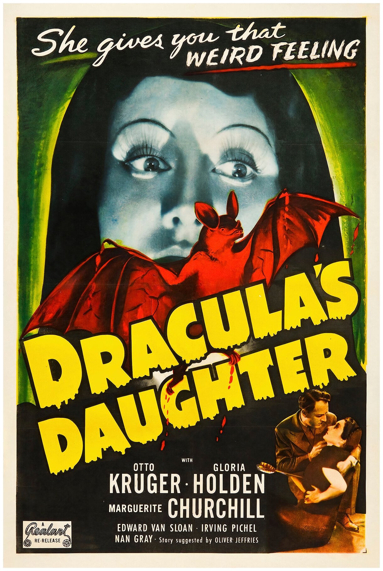 Постер / Плакат / Картина Дочь Дракулы 40х50 см в раме