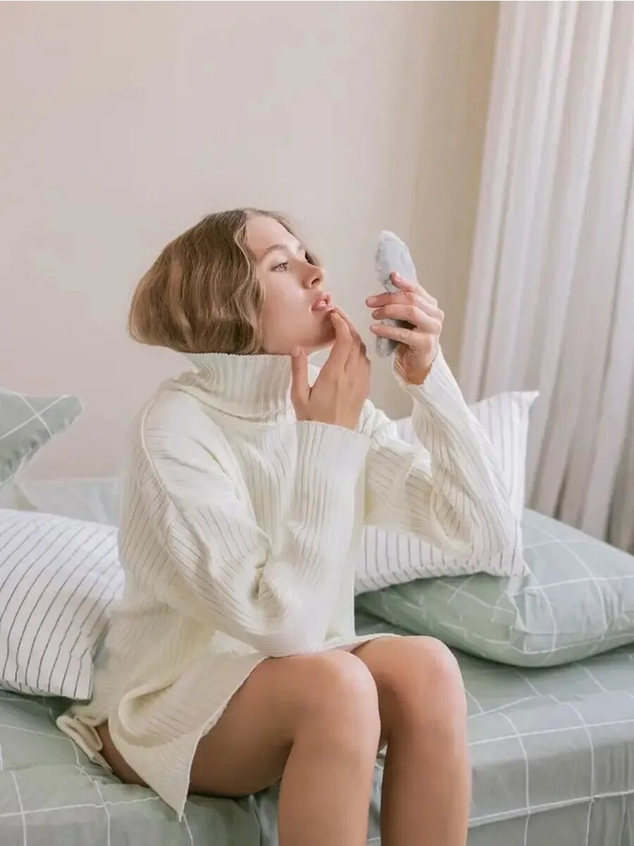 Стильное складное зеркало с мехом