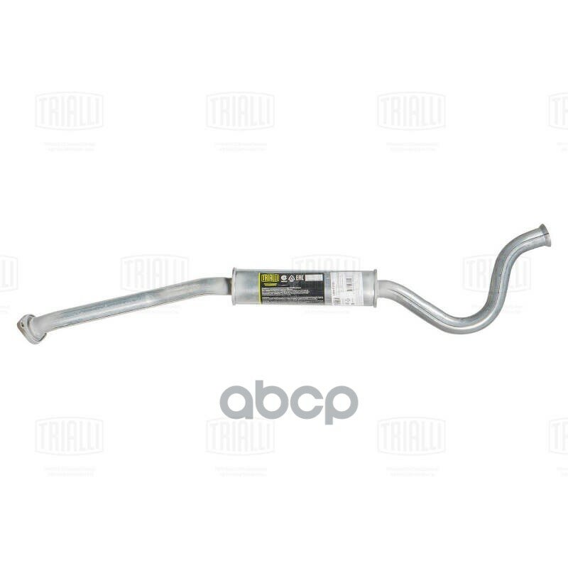 Глушитель для а/м Лада 2104i Евро-3 доп. (резонатор) усил. фланец (алюм. сталь) TRIALLI EAM 0132s Trialli арт. EAM 0132s