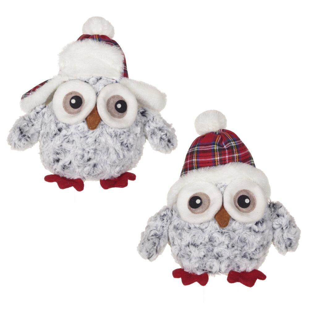 Игрушка набивная "Сова" (цена за 1 штуку), L20 W12 H23 см, 2в.