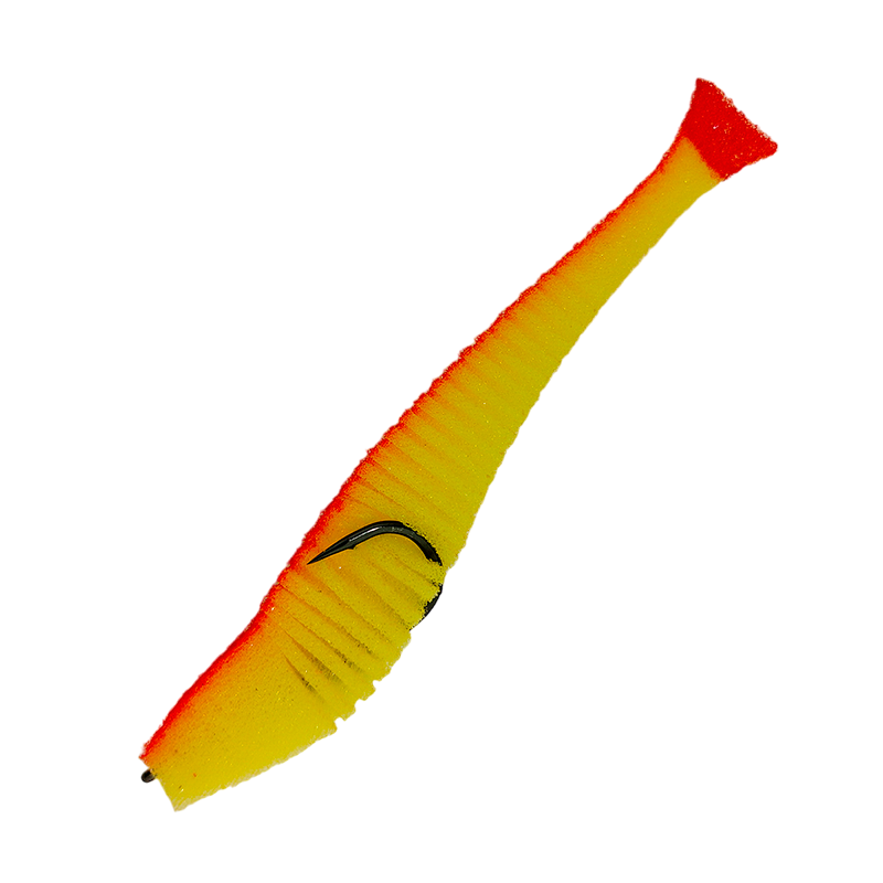 Поролоновая рыбка LeX Air Classic Fish YRB (желтое тело/красная спина) - в упаковке 5 шт, размер 110 мм.