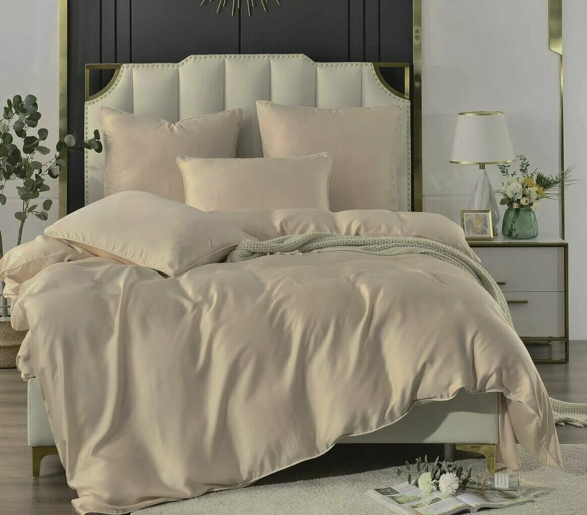 Простыня из тенселя 150 х 220 - М - Льняной