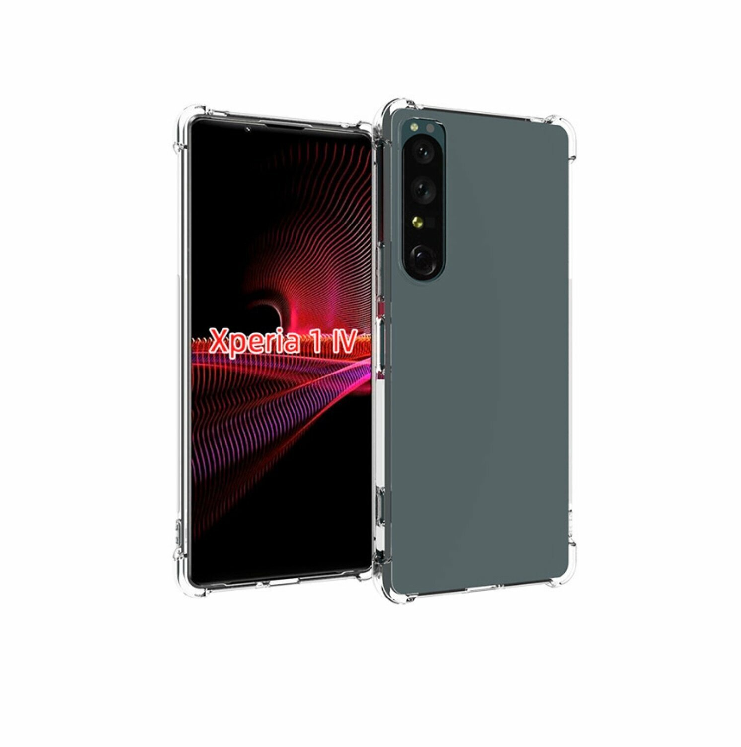 Чехол MyPads Tocco, противоударный, прозрачный, для Sony Xperia 1 IV