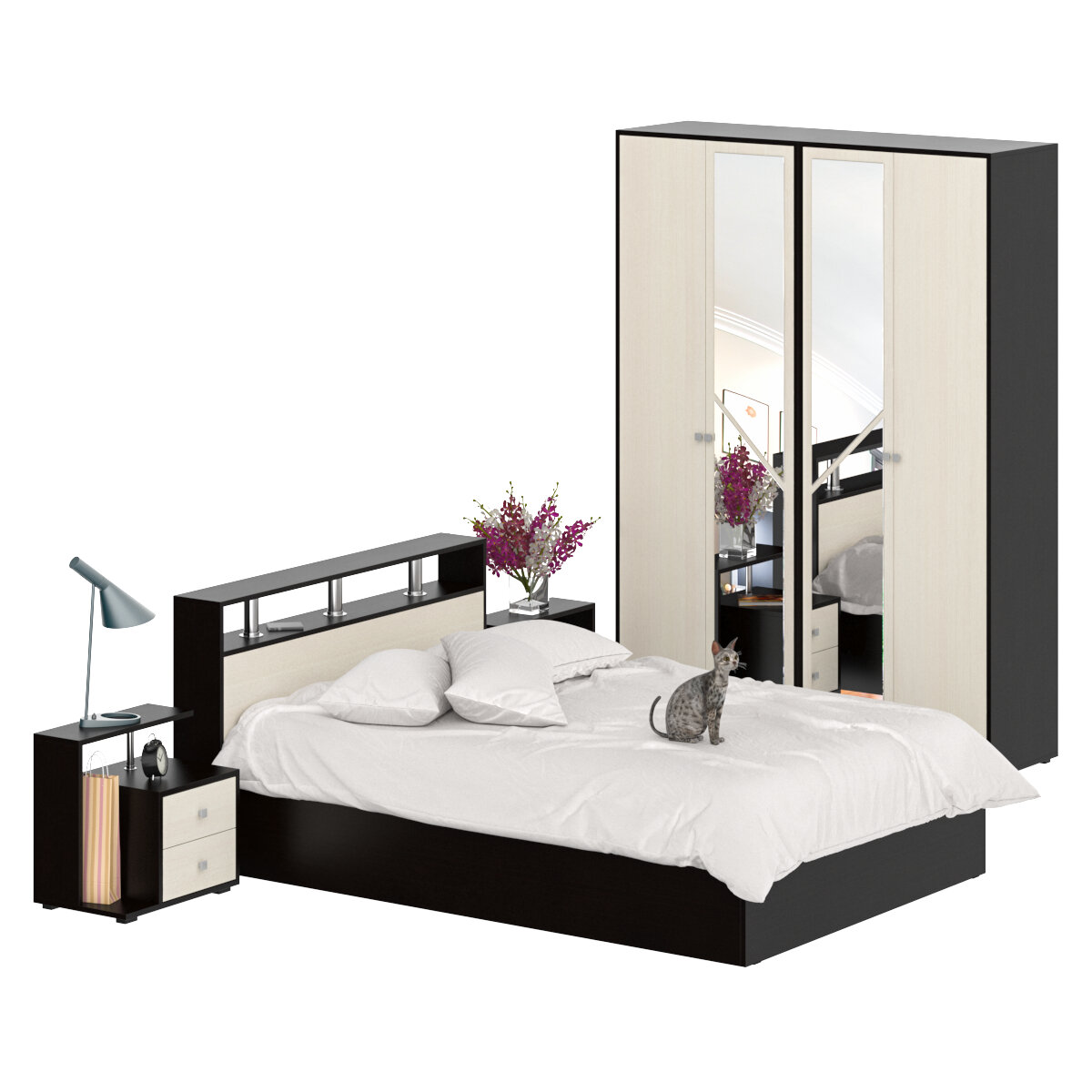 Спальный гарнитур, набор мебели для спальни - СВ0021 Спасибо-Мебель