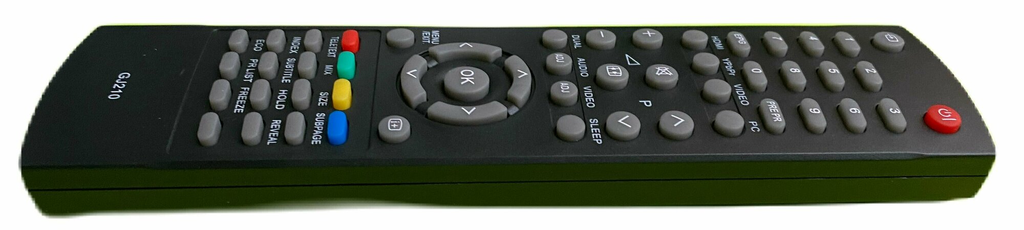 Пульт GJ210 для телевизора SHARP, черный, качественный пластик — фото 1