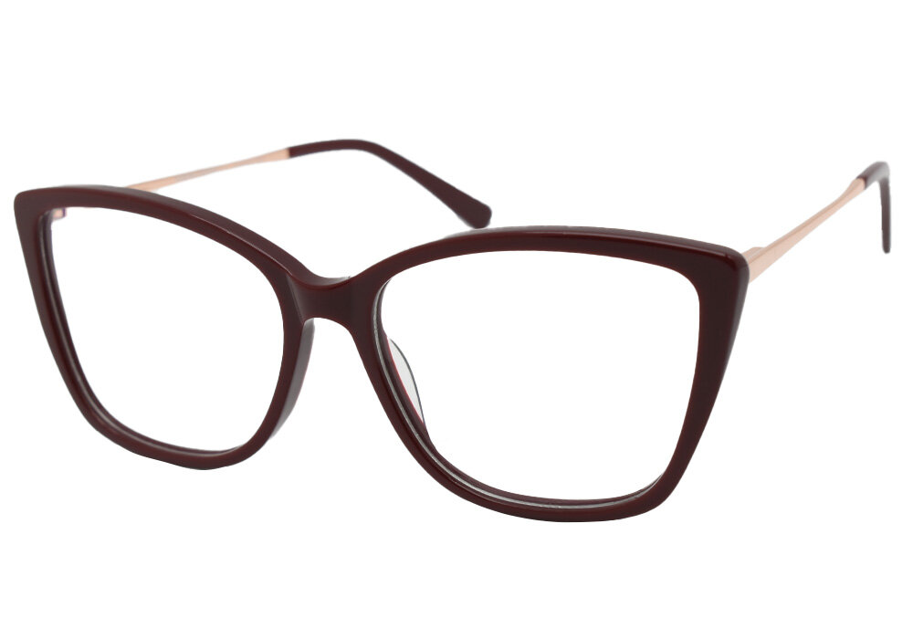 Оправа для очков Mario Rossi MR02-688 21P пол Женский форма оправы Кошачий глаз цвет оправы Красный-Бордовый