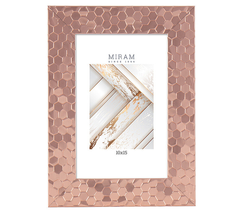 Фоторамка Мирам 10х15 см, розовое золото