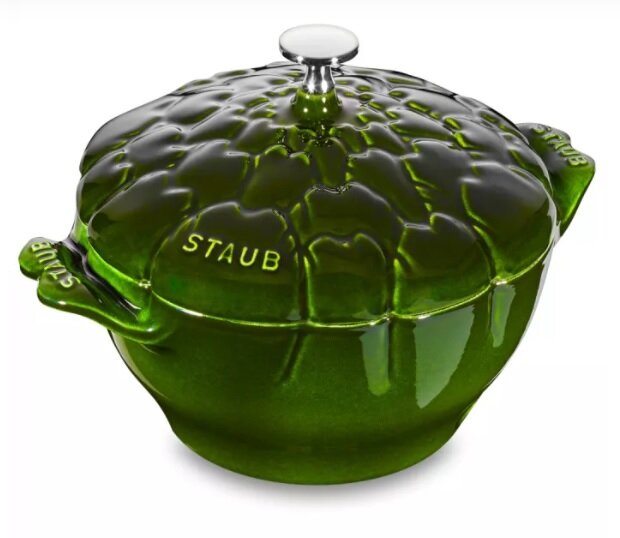 Кокот Staub Артишок, 22 см, 3 л, зеленый базилик