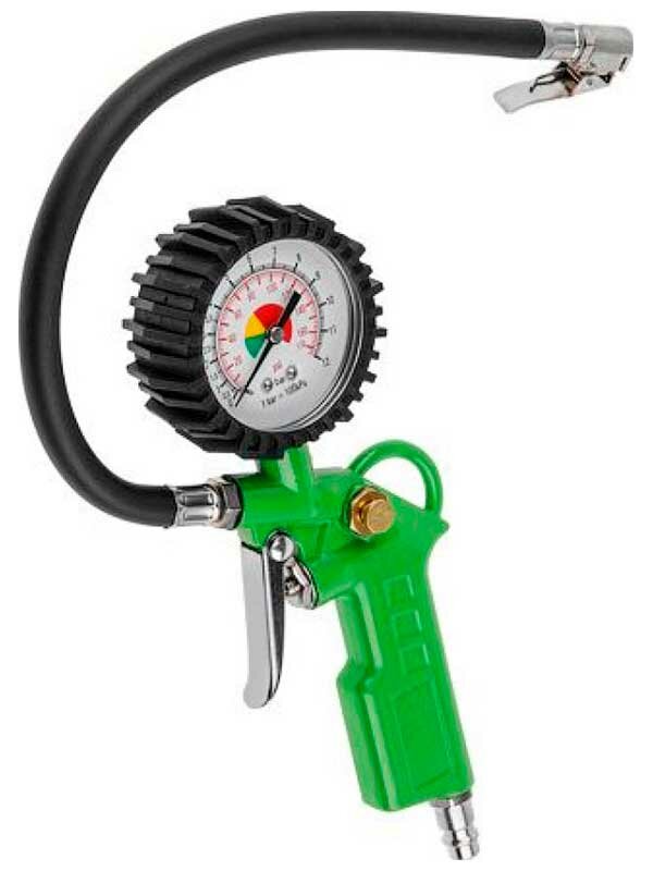 Пистолет для подкачки шин Eco TIG-1 с манометром (боковой манометр)