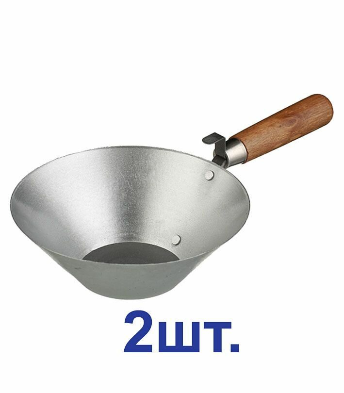 Ковш строительный с деревянной ручкой