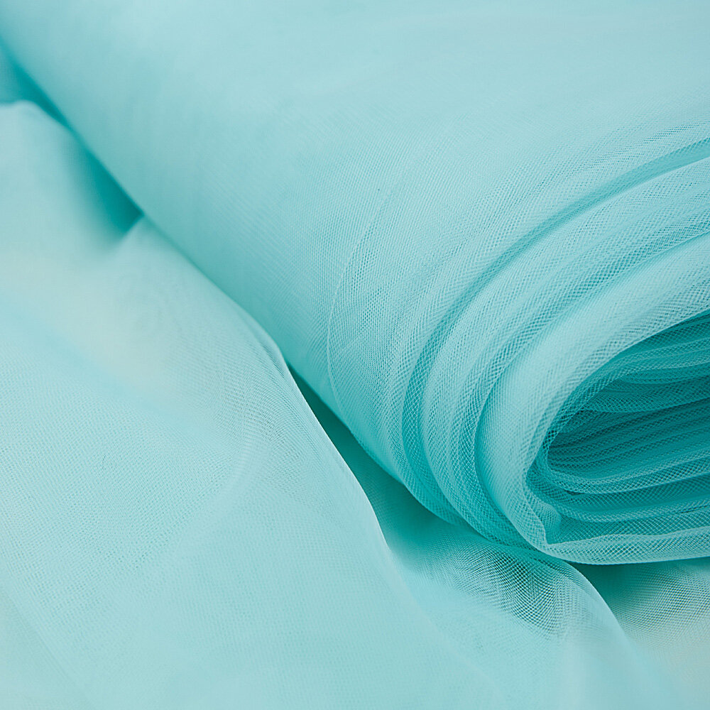 Ткань еврофатин мятный без рисунка (397-18)