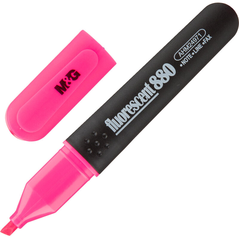 Маркер текстовыделитель M&G, ароматизированный, толщина линии 3мм, розовый 1784450 AHM24974370100H