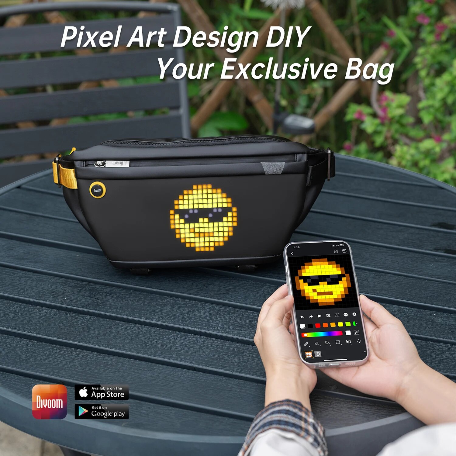 Сумка-слинг Divoom Pixoo — фото 1