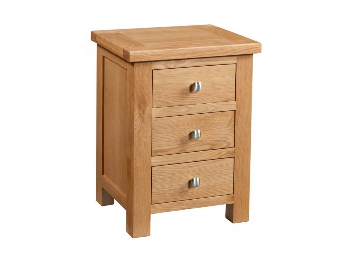 Тумба прикроватная "Фабриано", 3 ящика, цвет Венге 1, массив сосны и дерева