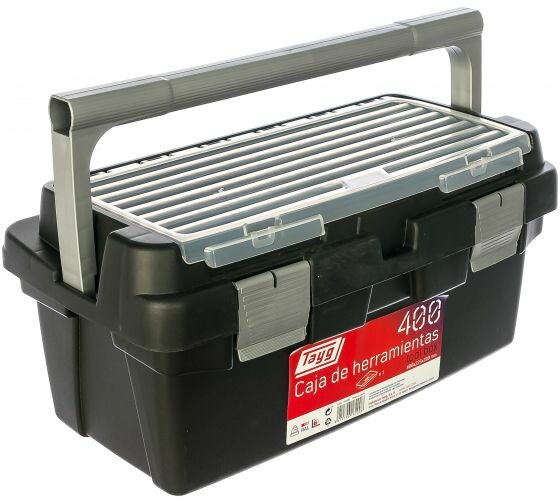 Ящик для инструментов 400x225x190мм, +лоток + органайзер Tayg 162008