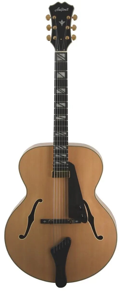 Полуакустическая электрогитара Aria Pro II FA-77 H Natural, музыкальный инструмент для начинающих музыкантов и профессионалов