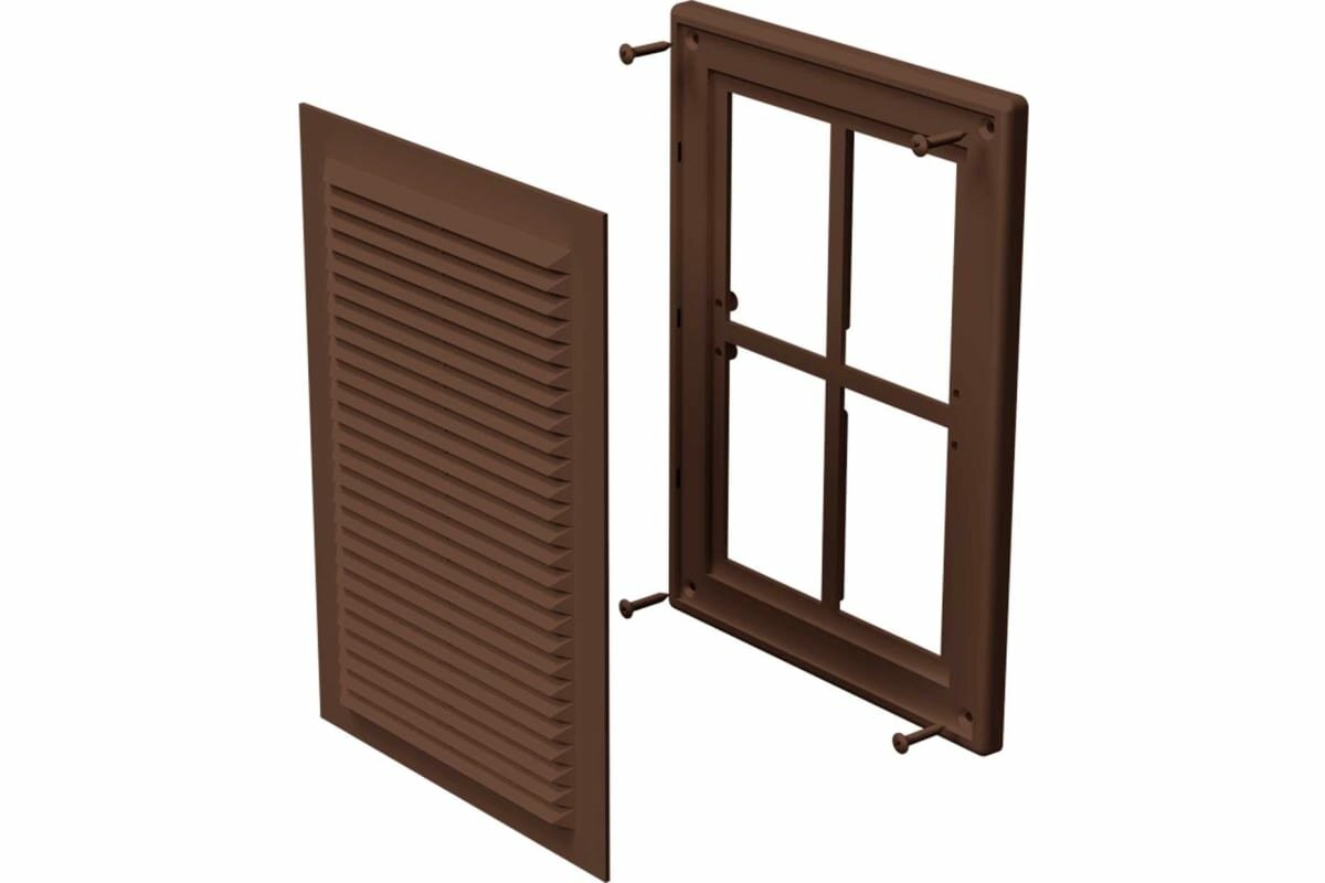 Решетка Zernberg seria1 brown 2518 10227021 декоративная вентиляционная панель