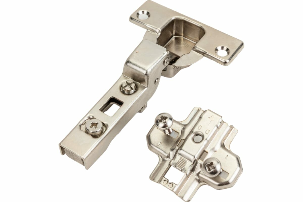 Hettich мебельная полунакладная петля 35 мм бы монтажа никелированная 953171