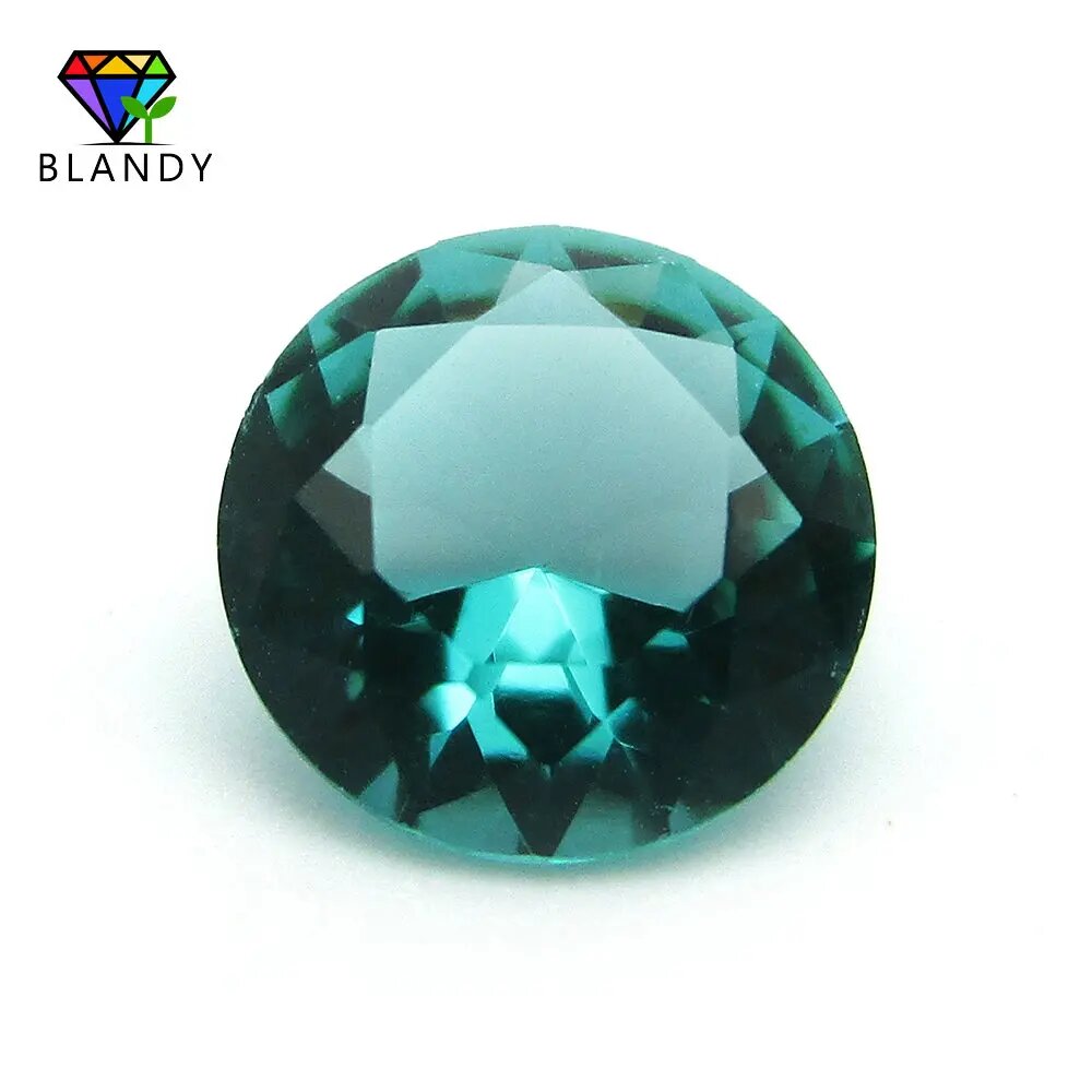 Синтетические стеклянные бусины QINGYIGEM разных цветов 3-12 мм Изумрудный, 4.0mm(50pcs), Light Green