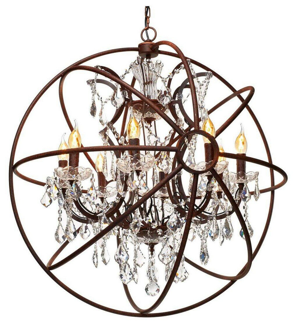 Подвесная люстра Loft it Foucaults Orb Crystal LOFT1897/8