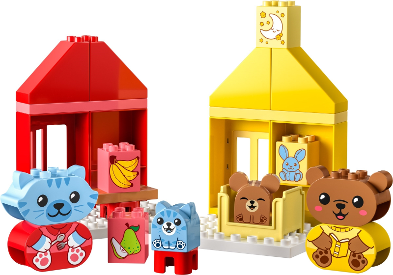 Конструктор LEGO Duplo 10414 Daily Routines: Eating & Bedtime, 28 дет.