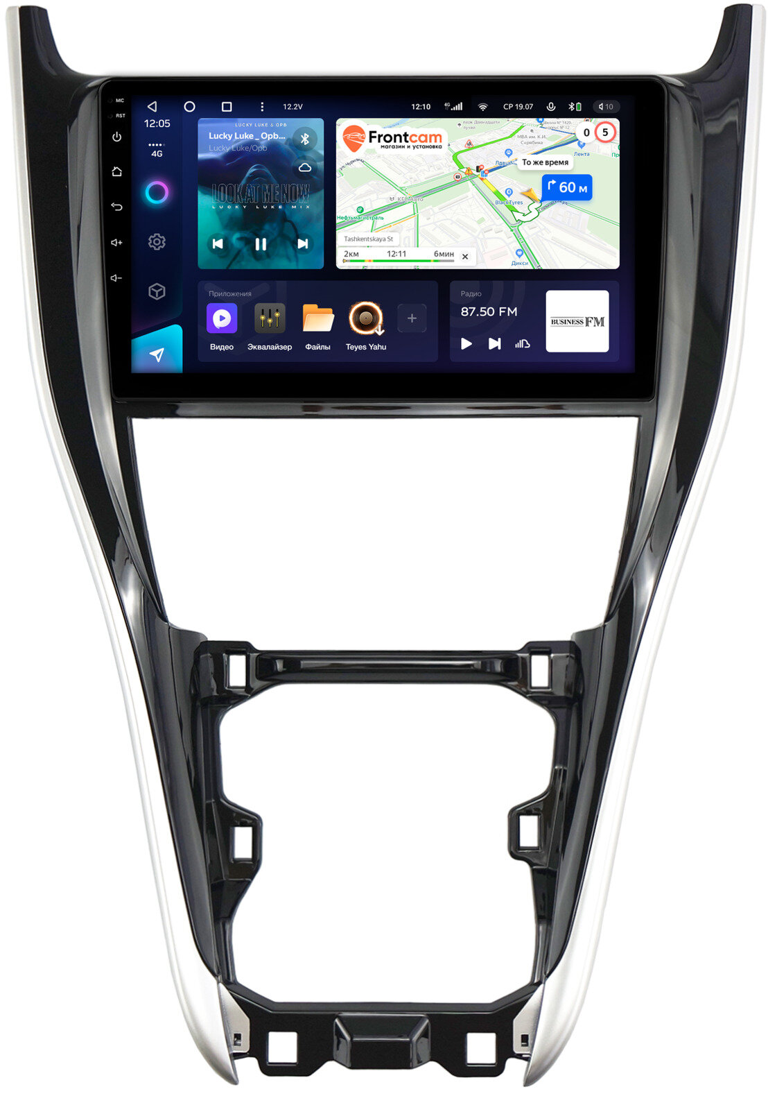 Штатная магнитола Teyes CC3 4/64 10" RM-10-1227 Toyota Harrier 3 (XU60) 2017-2020 Android 10 (4G-SIM, DSP, QLed)
