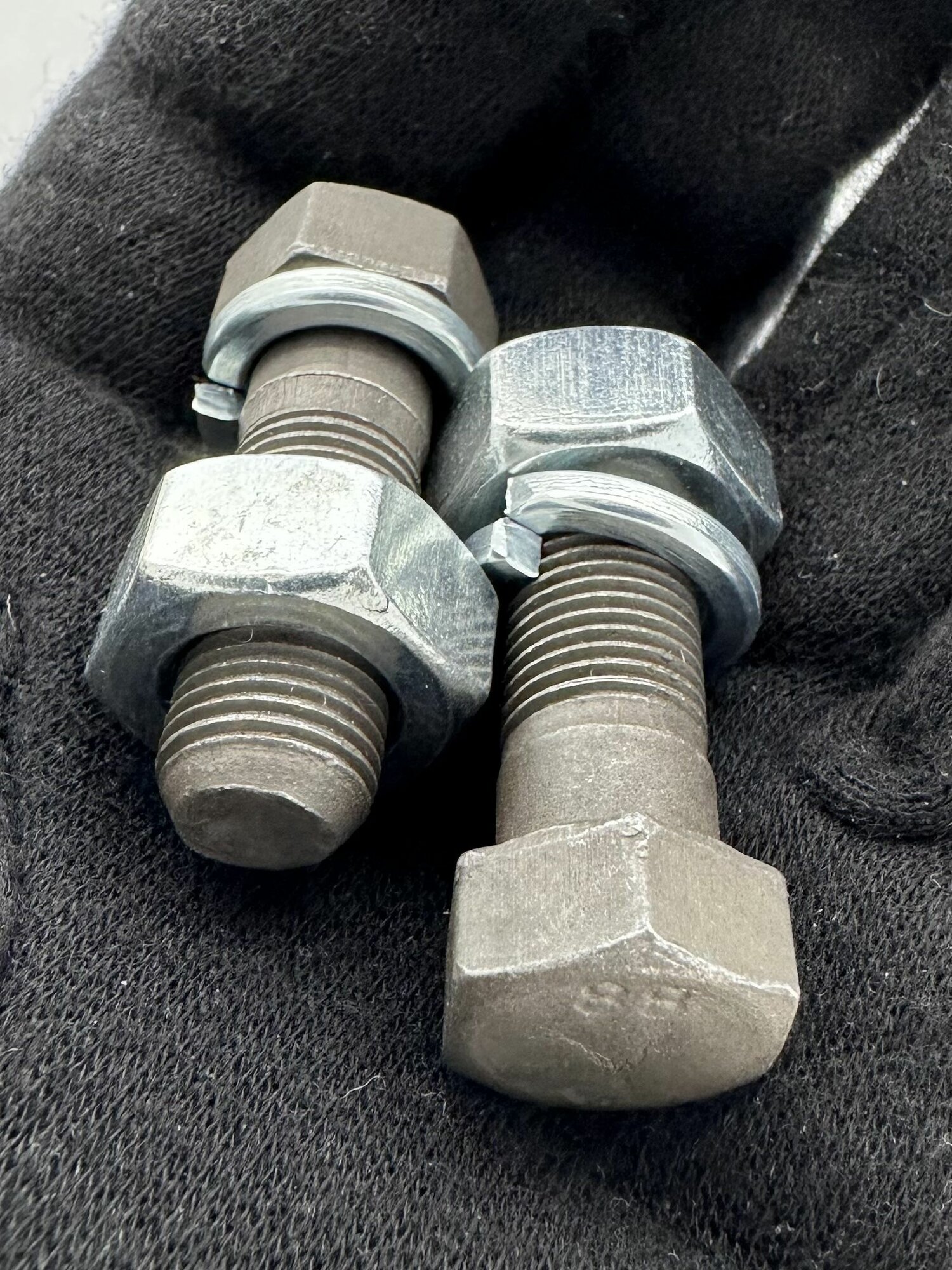 Болт М10 х 1 х 30 мм карданный с гайкой, Волга, ГАЗ-3110, 3302, 2217, УАЗ, удлиненный, завод в сборе, 20 штук