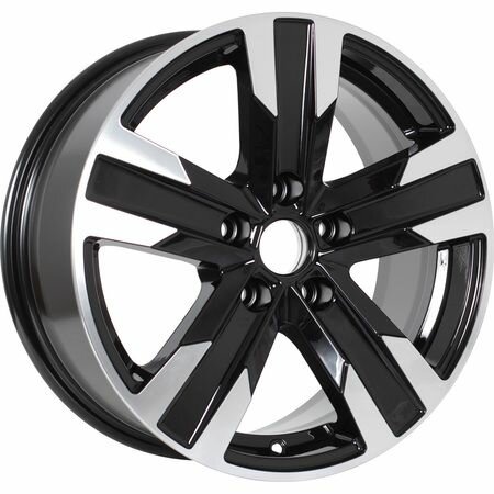 Колесный литой диск КиК Висмут R16x7 5x114.3 ET45 CB67.1 Almaz_black