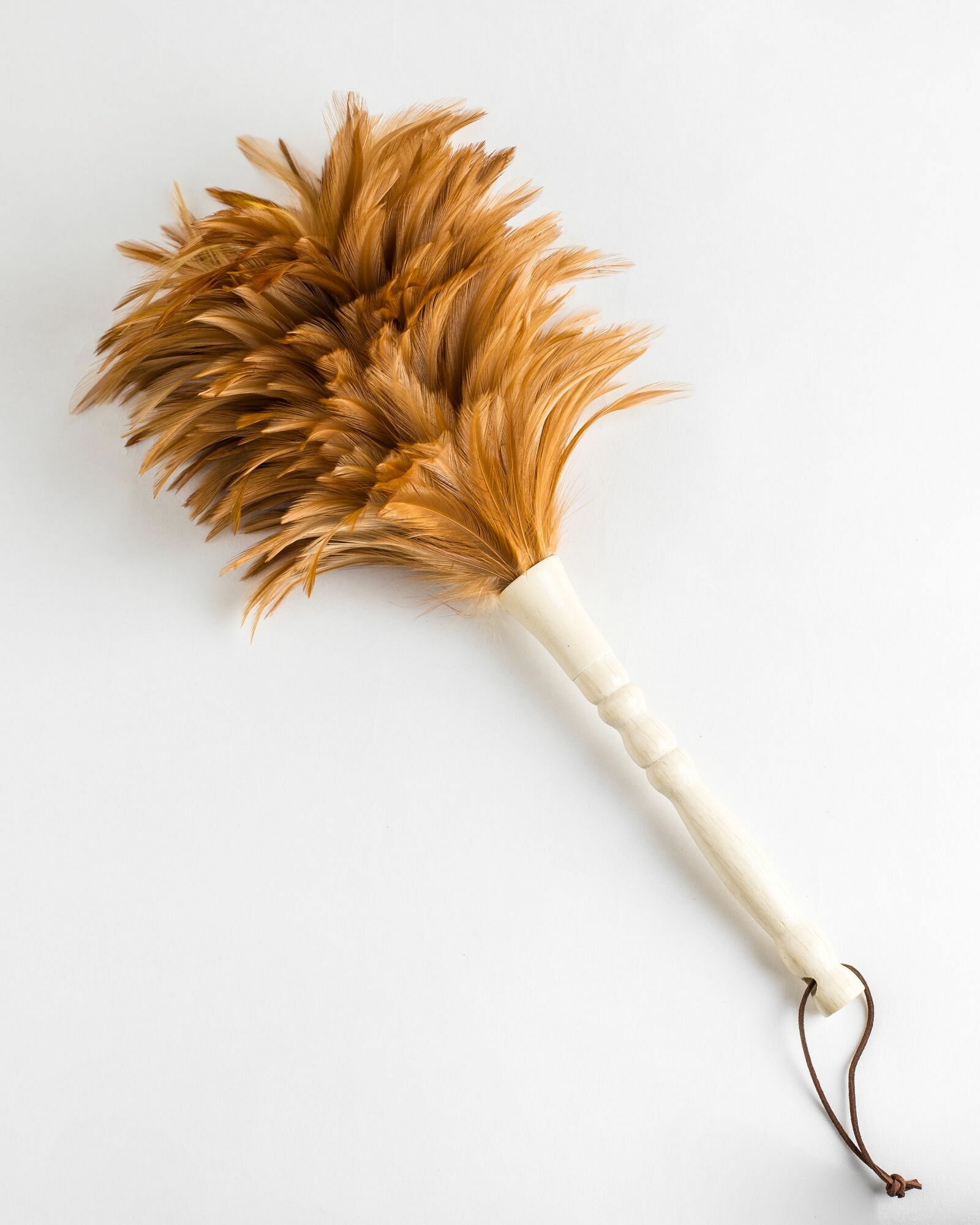 Щетка для пыли из перьев, 38 см, цвет "коричневый", щетка-сметка